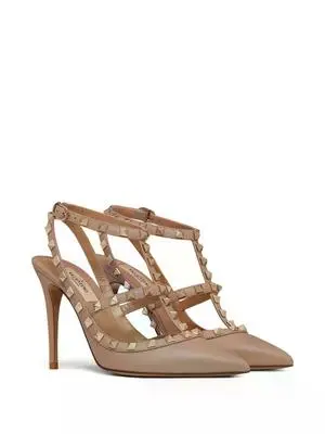 Valentino Garavani Rockstud 100mm Caged Pumps