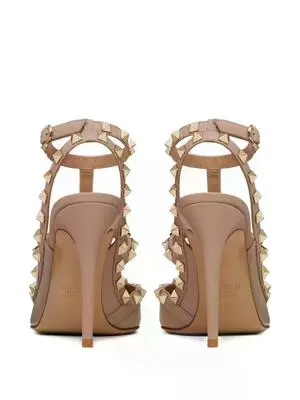 Valentino Garavani Rockstud 100mm Caged Pumps