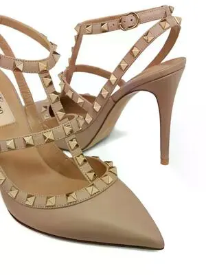 Valentino Garavani Rockstud 100mm Caged Pumps