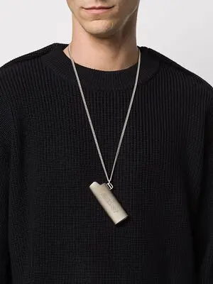AMBUSH Lighter Pendant Necklace - Silver