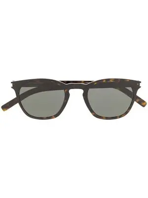 Saint Laurent Square Frame Sunglasses - Black