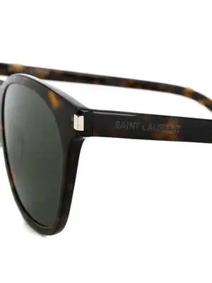 Saint Laurent Square Frame Sunglasses - Black