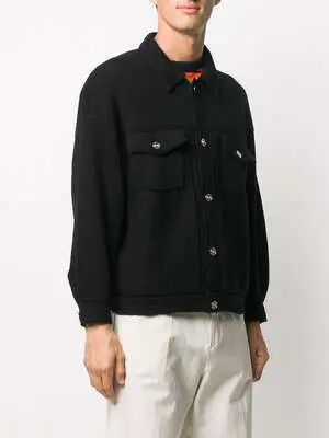 BARRIE Oversized Denim Jacket - Black