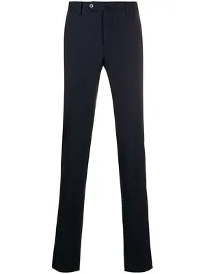PT TORINO Tapered Tailored Trousers - Blue