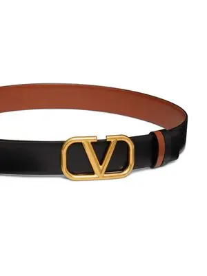 Valentino Garavani 30mm Vlogo Signature Reversible Belt