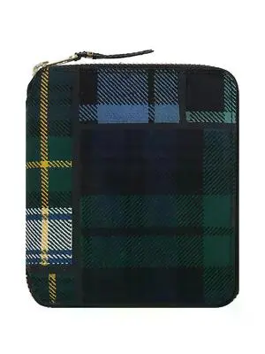 Comme Des Garçons Tartan Wallet - Green