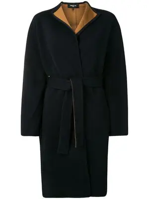 Paule Ka Belted Virgin Wool-blend Coat