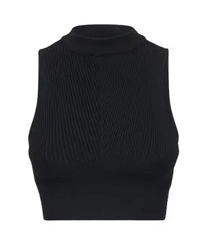 Vaara Una True Knit Crop Top - White