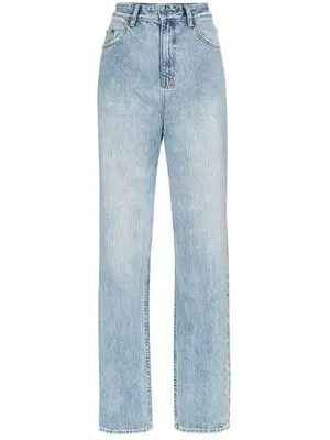 Ksubi Playback High-waisted Straight Leg Jeans