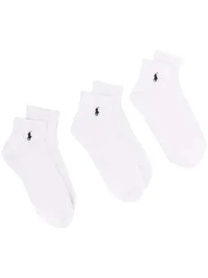 Polo Ralph Lauren Pony Motif Socks - White