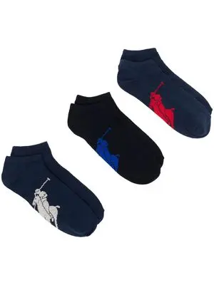Polo Ralph Lauren Pony-motif Ankle Socks - Blue