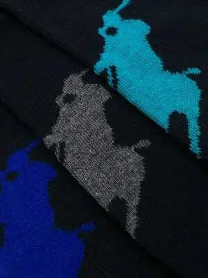 Polo Ralph Lauren Pony-motif Ankle Socks - Blue