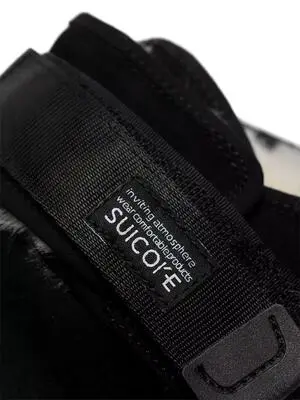 Suicoke Zavo Shearling-trim Slippers - Black