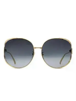 Gucci Round-frame Sunglasses - Gold