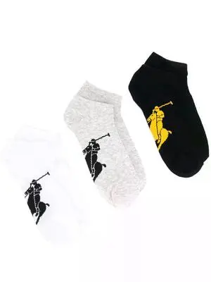 Polo Ralph Lauren Pony Motif Ankle Socks - White