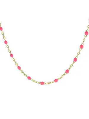 Gigi Clozeau 18kt Yellow Gigi Beaded Necklace - Gold