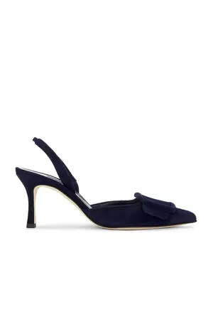 Manolo Blahnik Manolo Blahnik May 70 Slingback Navy