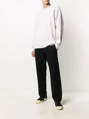 BARRIE Ideal Rib-trimmed Jumper - White