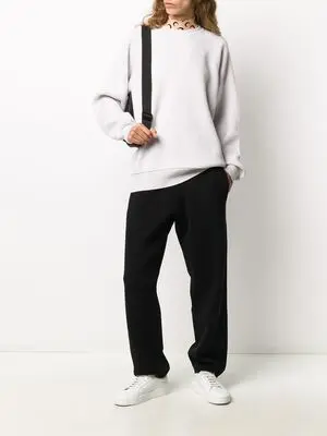 BARRIE Ideal Rib-trimmed Jumper - White