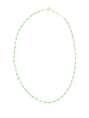 Gigi Clozeau 18kt Yellow Gigi Beaded Necklace - Gold