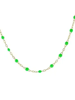 Gigi Clozeau 18kt Yellow Gigi Beaded Necklace - Gold