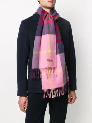 Mulberry Small Check Scarf