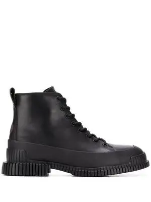 Camper Pix Lace-up Boots - Black
