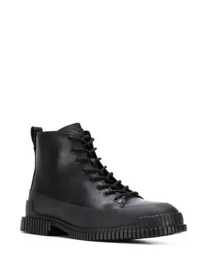 Camper Pix Lace-up Boots - Black