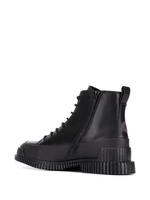 Camper Pix Lace-up Boots - Black