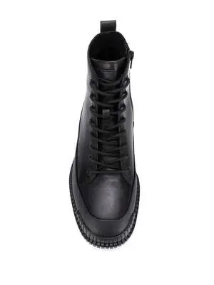 Camper Pix Lace-up Boots - Black