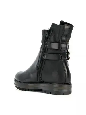 Agl Chunky Buckled Boots