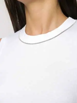 Peserico Beaded-trim Tank Top