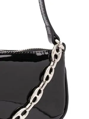 By Far Chain Strap Shoulder Bag - Black