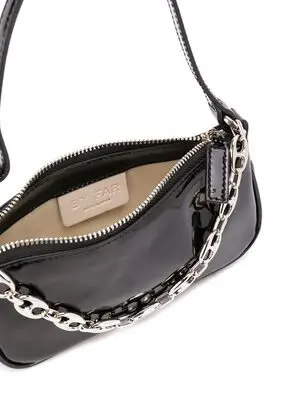 By Far Chain Strap Shoulder Bag - Black