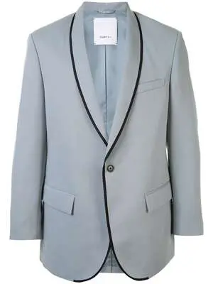 PORTS V Shawl-lapel Single-breasted Blazer