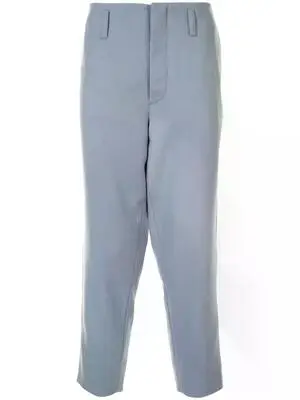 PORTS V Cropped Side Stripe Trousers