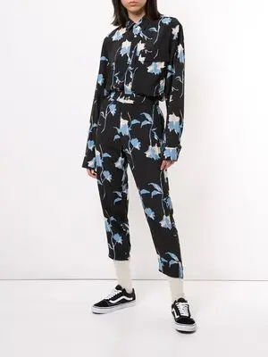 PORTS V Graphic Floral Shirt