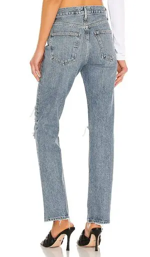 AGOLDE Lana Straight Jeans - Backdrop