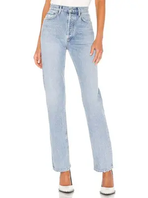 AGOLDE Lana Straight Jeans - Riptide