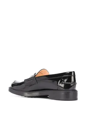 TOD'S Patent Penny Loafers