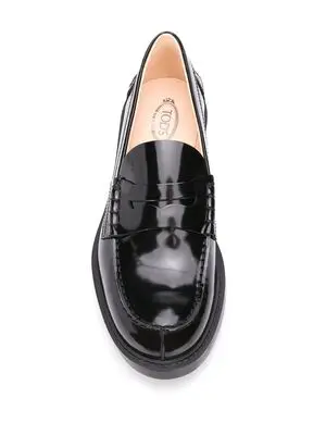 TOD'S Patent Penny Loafers