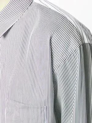 Comme Des Garçons Contrast Striped Pocket Shirt