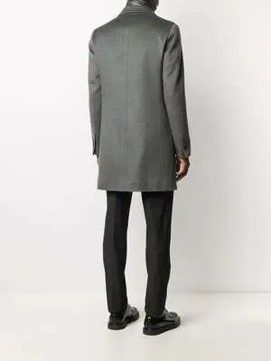 Herno Single-breasted Layered Coat