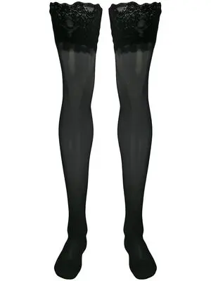 Wolford Satin 20 Stay-ups - Black