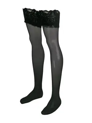 Wolford Satin 20 Stay-ups - Black