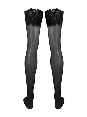 Wolford Satin 20 Stay-ups - Black