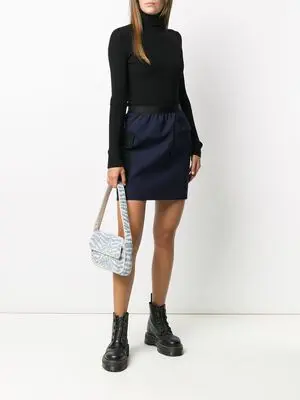 Wolford Roll-neck Ribbed Jumper - Black