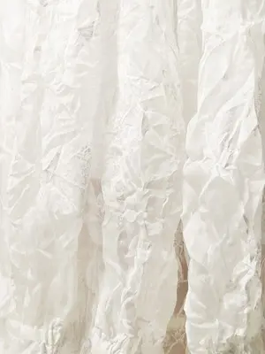 Nina Ricci Crease-layered High-waisted Skirt