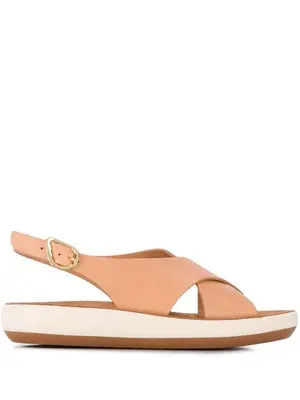 ANCIENT GREEK SANDALS Maria Platform Sandals - Neutrals
