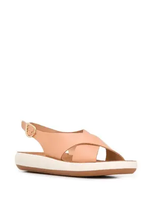 ANCIENT GREEK SANDALS Maria Platform Sandals - Neutrals